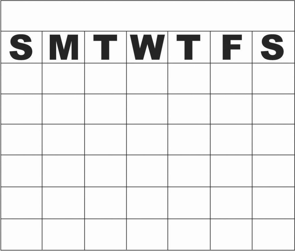 Printable Weekly Schedule Monday Thru Friday