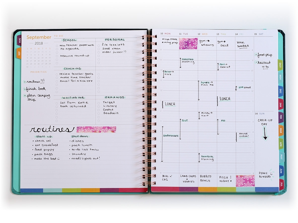 Daily Planner With Time Slots