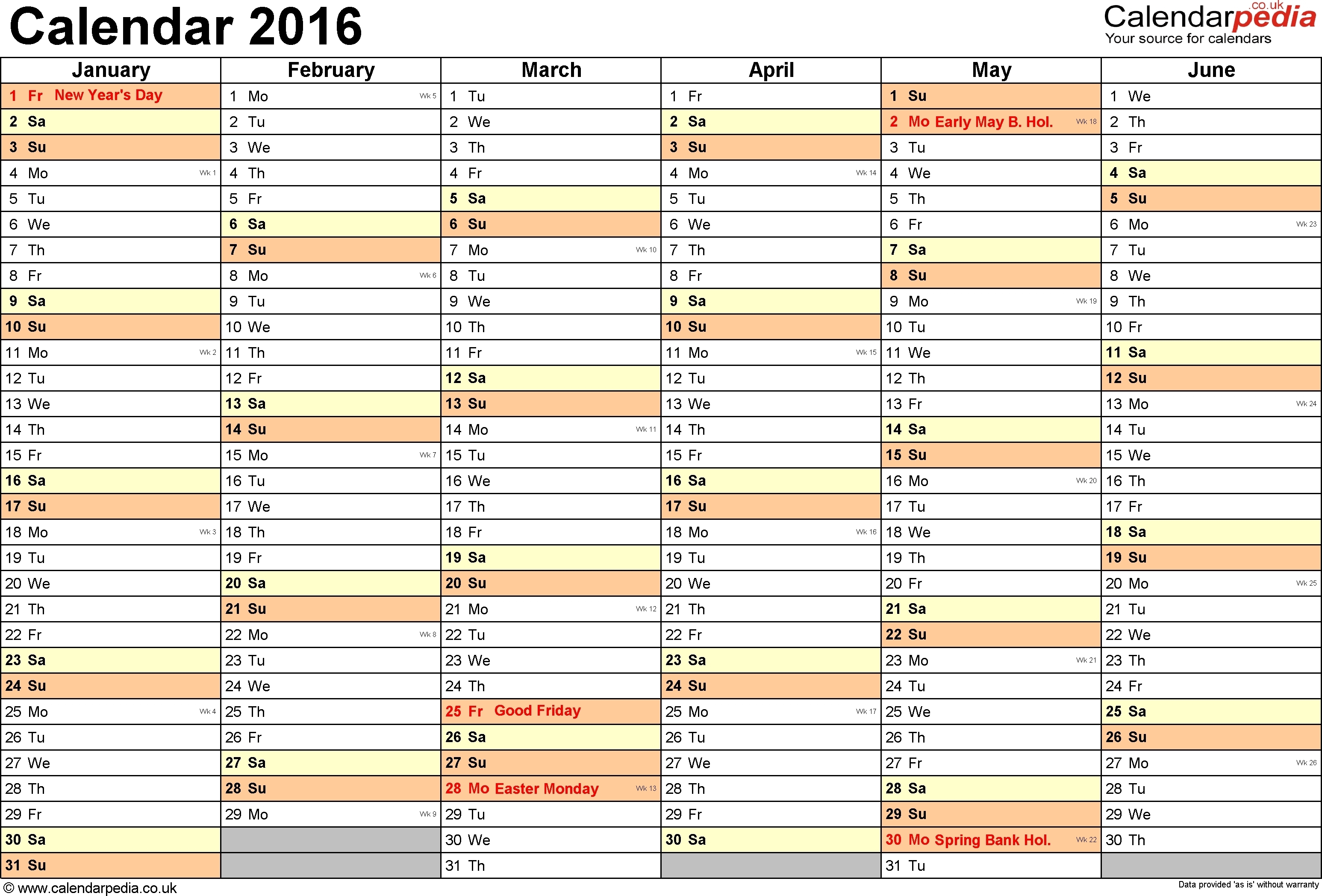 Year At A Glance Calendar Vacation Schedule For Staff