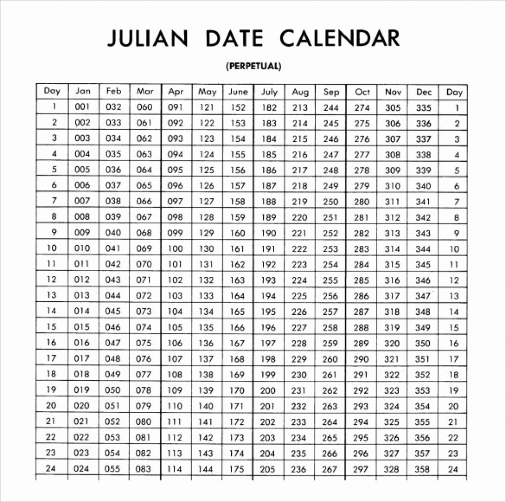 Julian Calendar Perpetual And Leap Year Calendar Inspiration Design