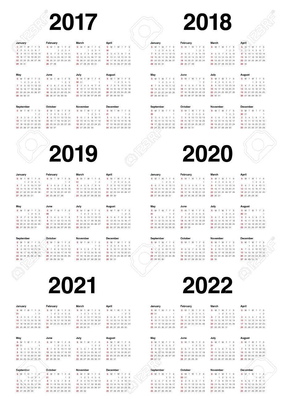 2019 2020 2021 Printable Calendar Free 2019 2020 2021 Printable Calendar Free