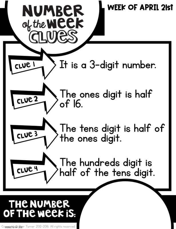 Financial Numbers For Trhe Week